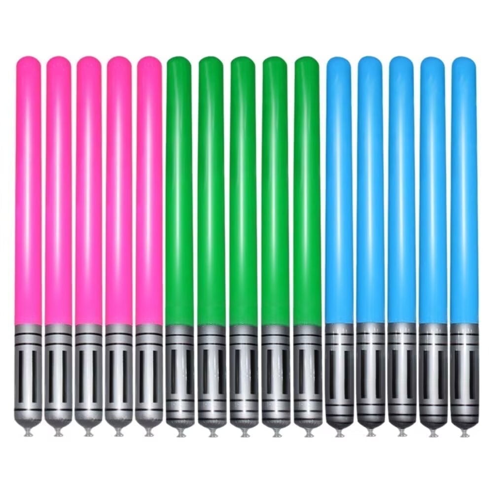 Babysbule 15-Piece Inflatable Balloon Sword Set - 35-Inch Party Favors ...