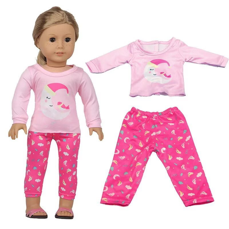 AmaMary 18 inch Reborn Doll Clothes Set – Variety of Pajamas, Rompers ...