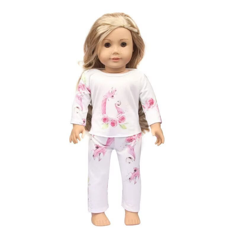 AmaMary 18 inch Reborn Doll Clothes Set – Variety of Pajamas, Rompers ...