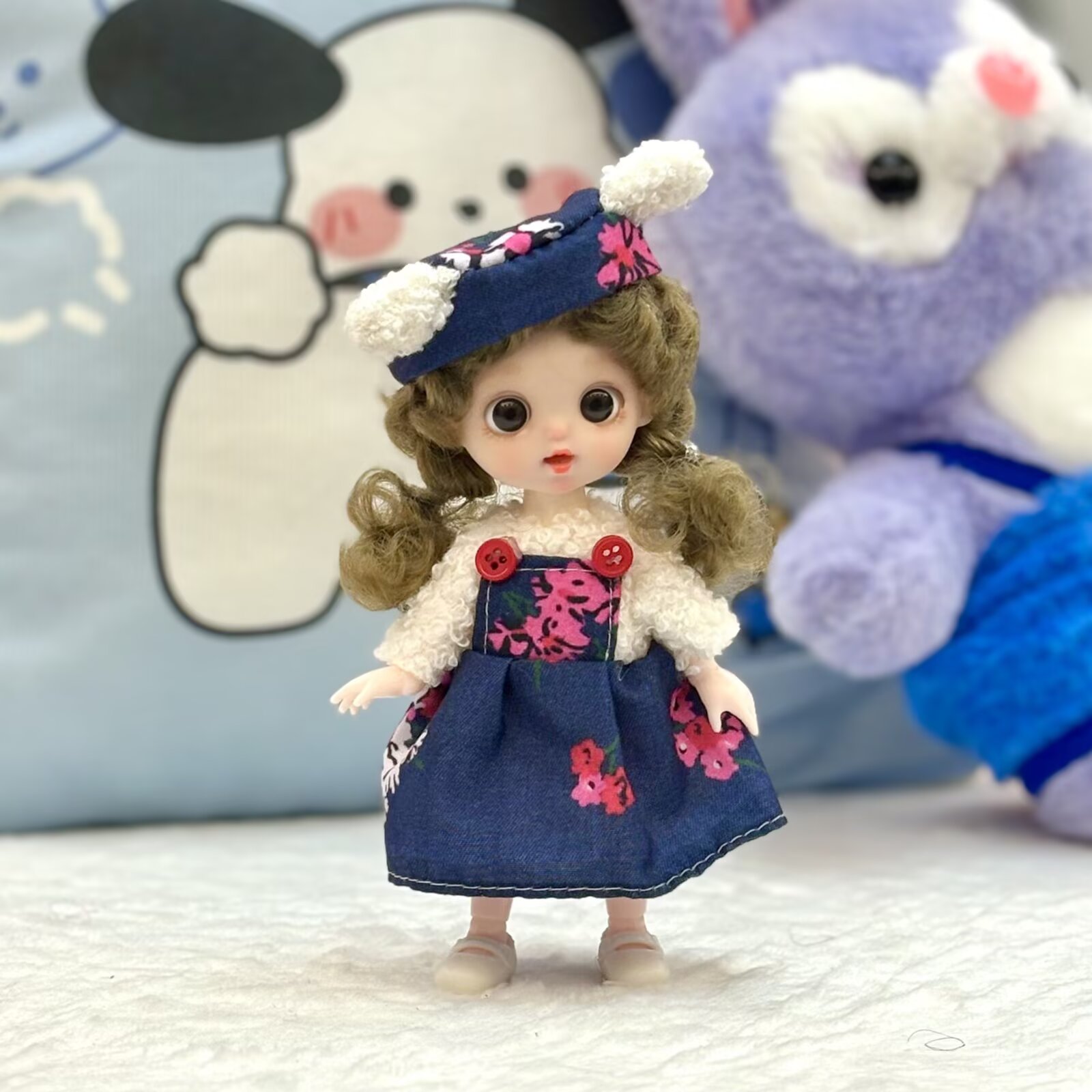 AmaMary 6 inch BJD Princess Doll – Lifelike Multi-Jointed Mini Doll for ...