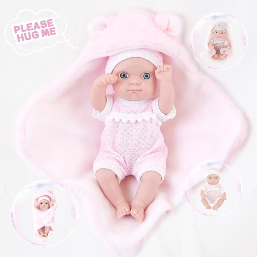 AmaMary 8 Inch Soft Baby Doll - Includes Doll Sleeping Pad and Clothes ...