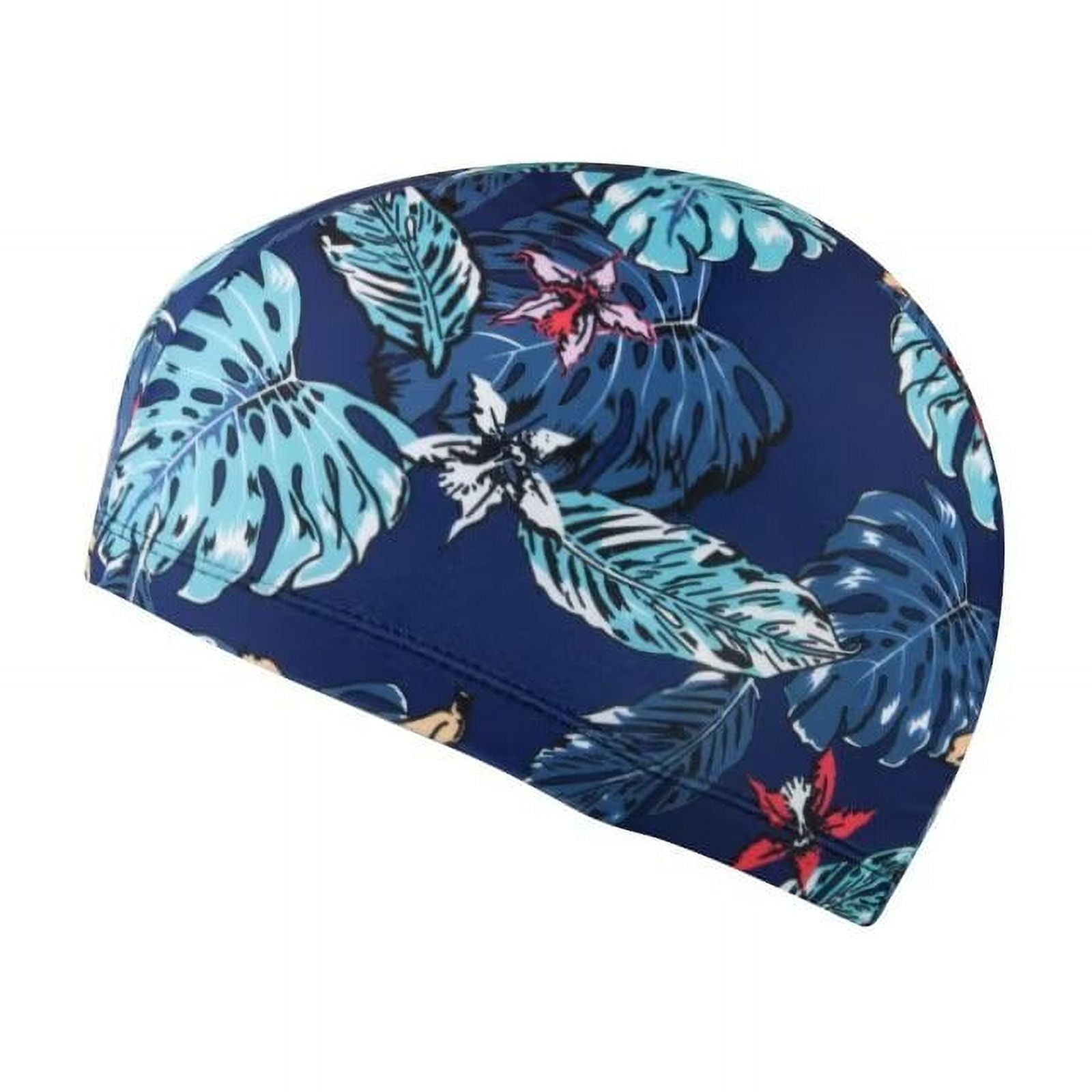 AmaMary Colourful Four-Needle Six-Thread Polyester Swimming Cap Large ...
