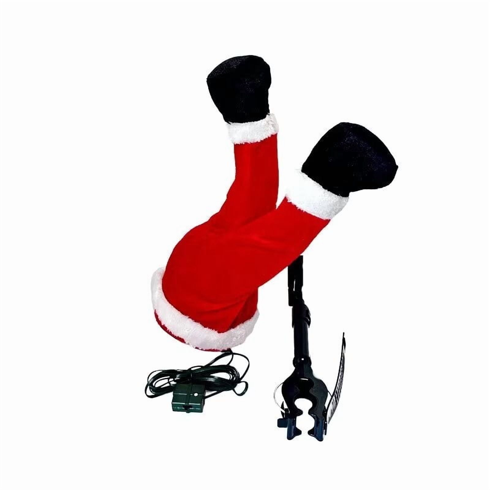 Babysbule Electric Elf Feet on Christmas Tree 14" Poseable Stuffed Elf ...