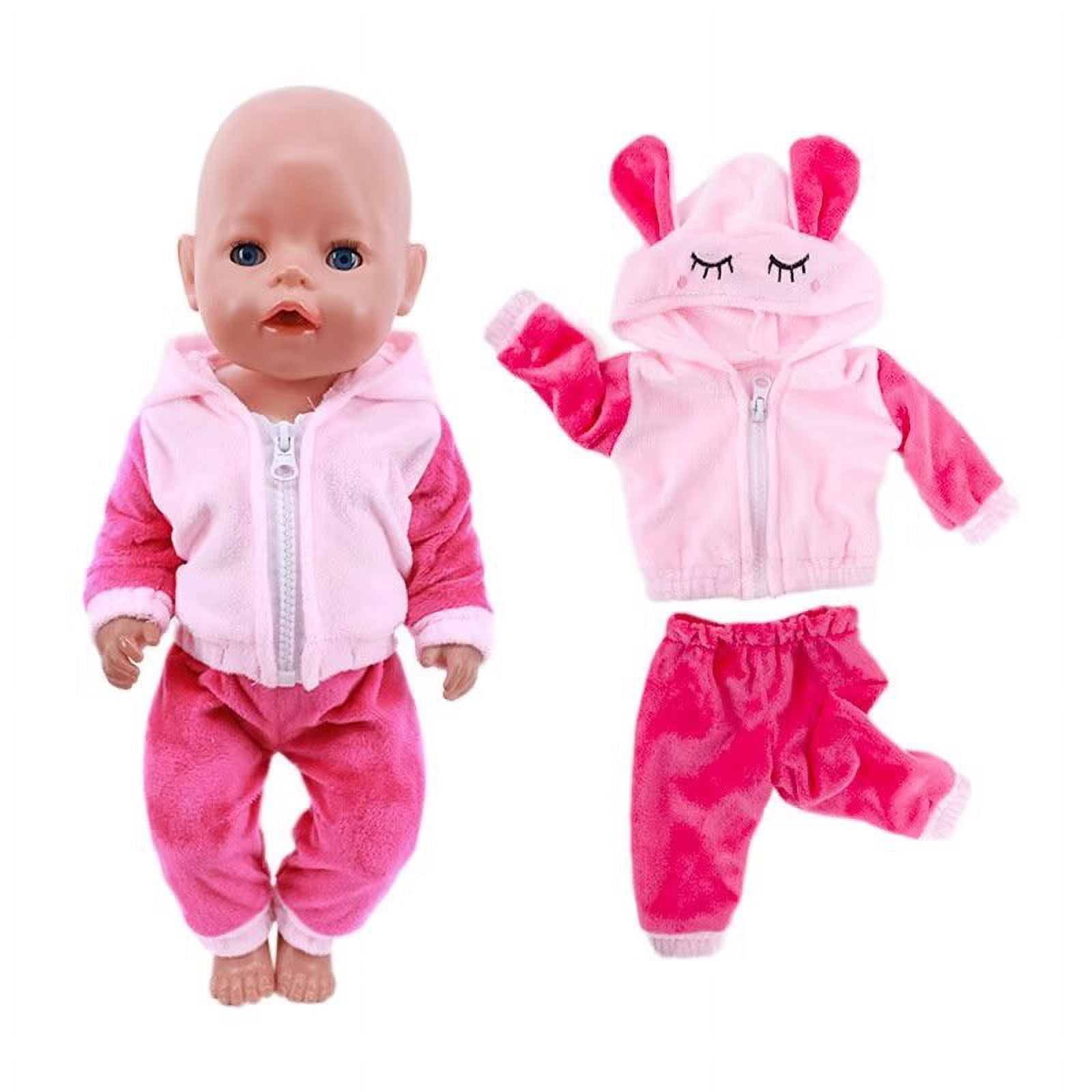 AmaMary Reborn Doll Clothes 18 Inch Doll Clothing Accessories Plush ...