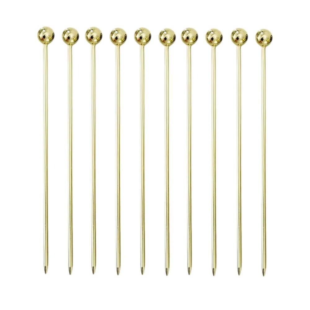AmaMary Stainless Steel Cocktail Picks, Reusable Drink Picks ...