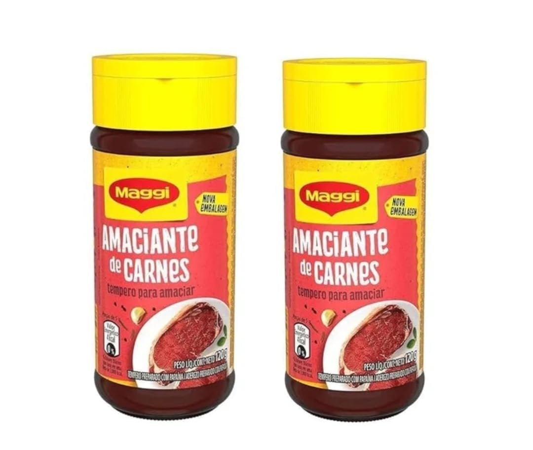 Amaciante de Carnes Brasileiro Ervas e Especiarias Maggi Pack of 2x120g ...