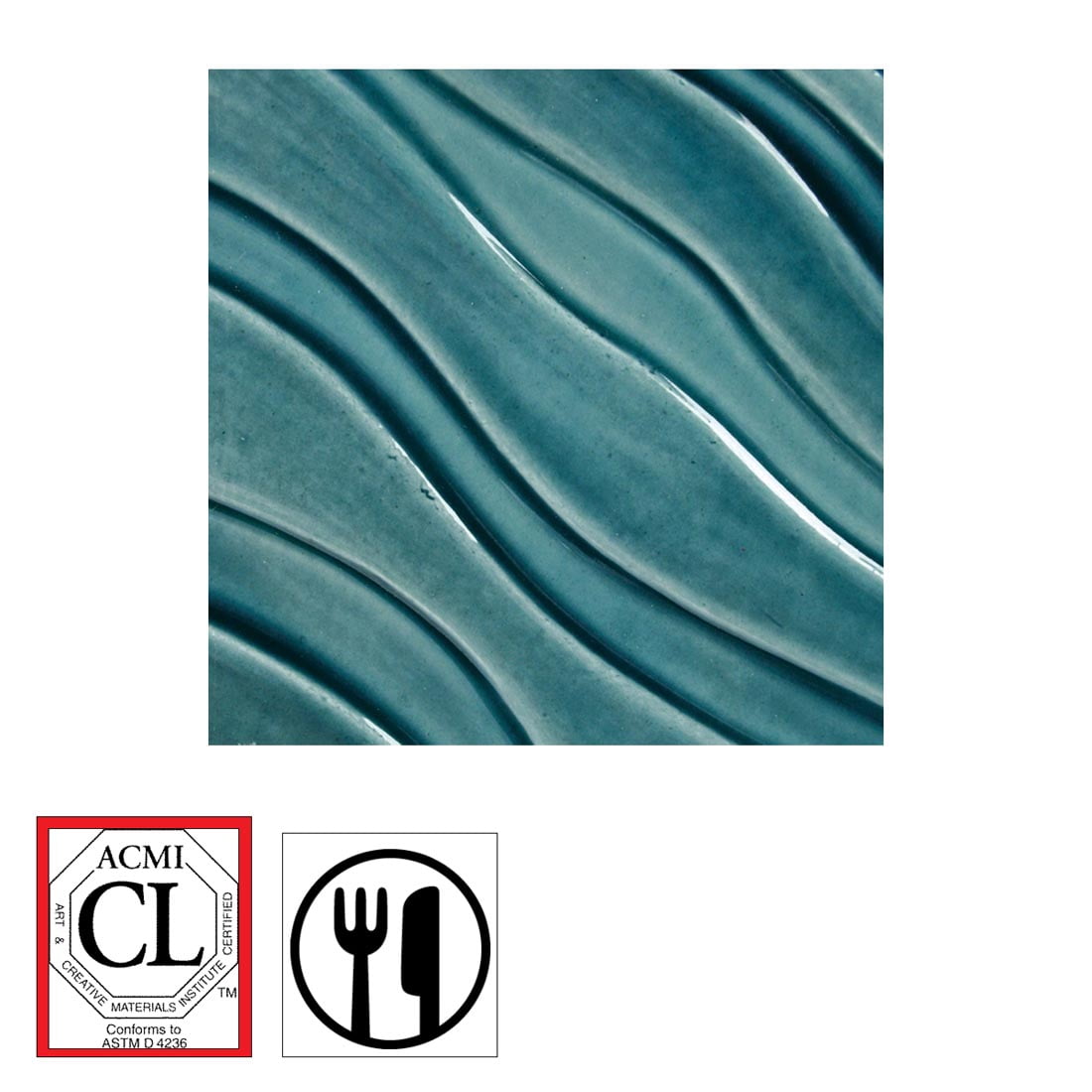 Amaco F-Series Glaze - Translucent, Nairobi Blue, Pint - Walmart.com