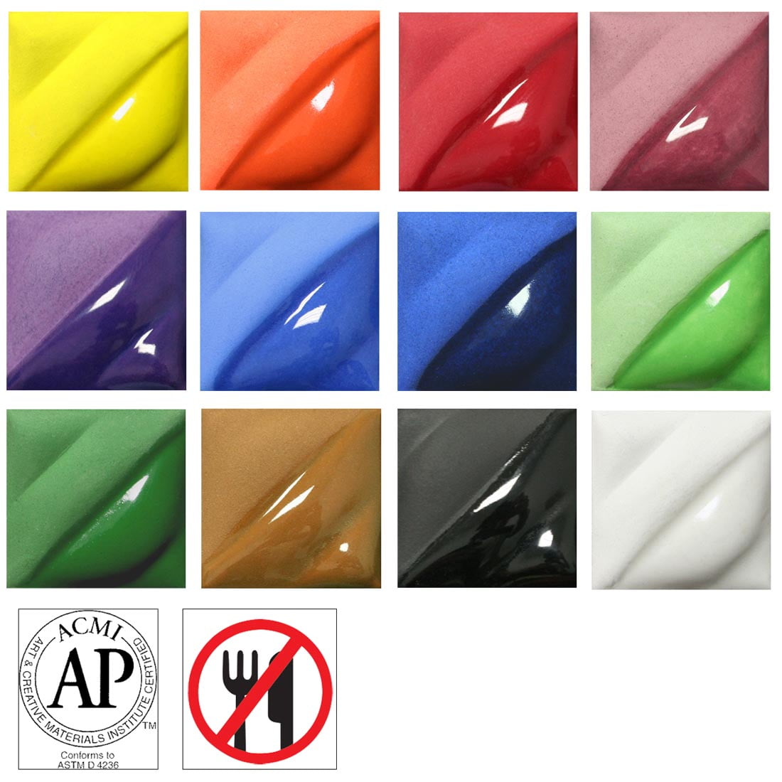 AMACO Velvet Underglaze Set #4 - Walmart.com