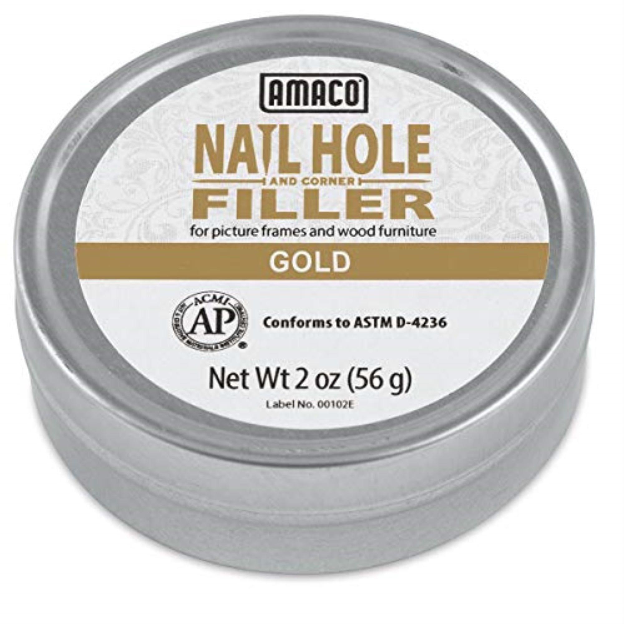 Amaco Nail Hole and Corner Filler, Gold - Walmart.com