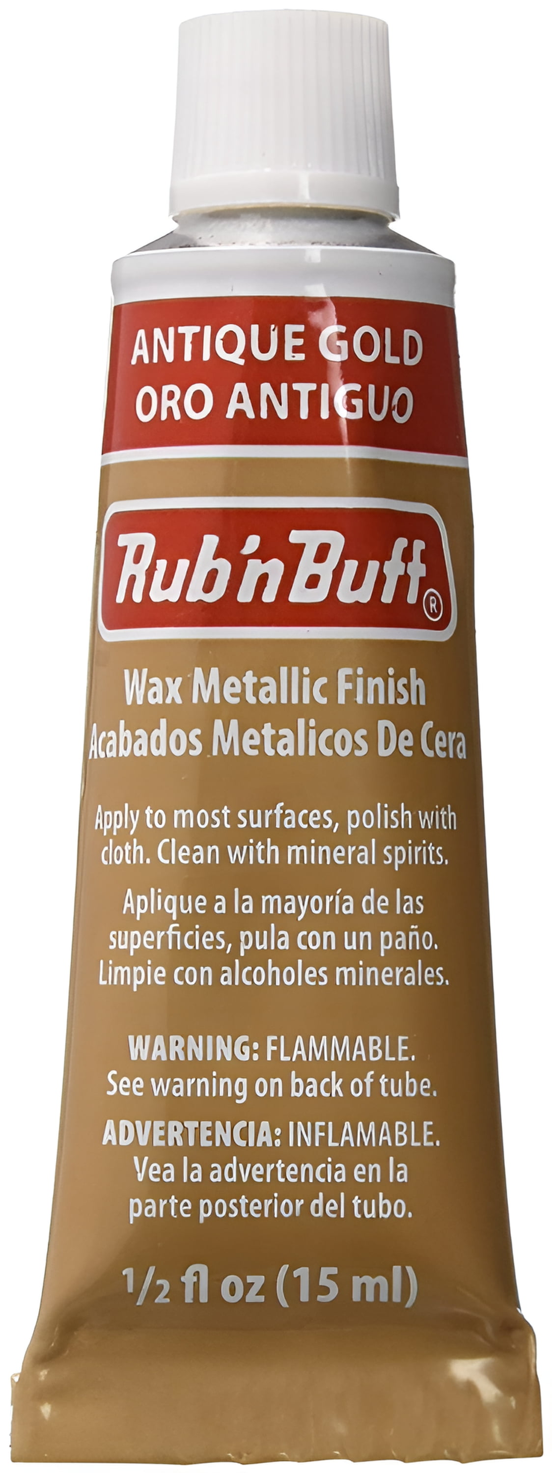 Rub N Buff Wax Metallic Finish, Antique Gold, 0.5 fl oz, Crafts ...