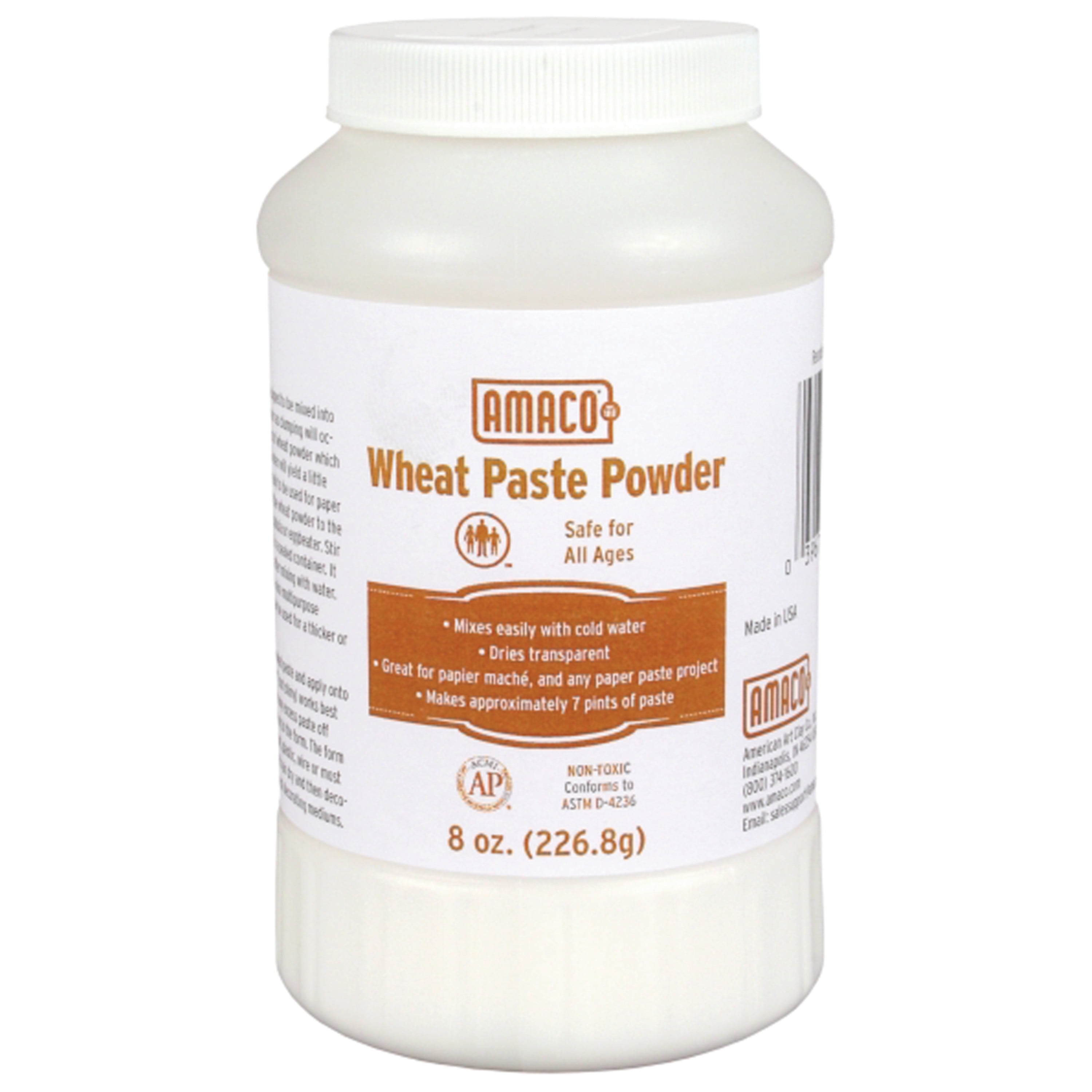 Amaco Wheat Paste Powder 8 oz. Jar - Walmart.com
