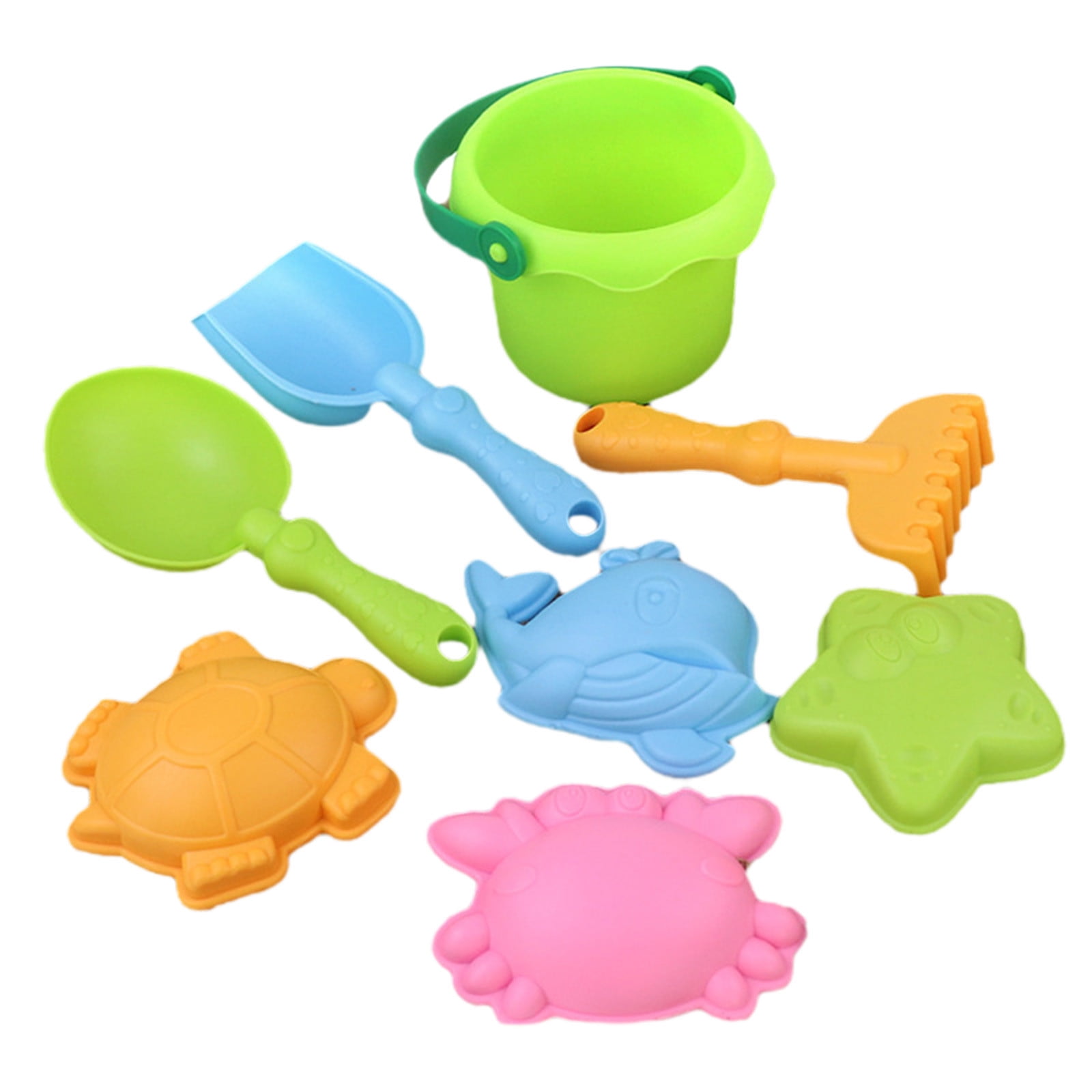 Amacok Beach Toys Set for Kids Boys Sand Toys Set with Sand Bucket ...