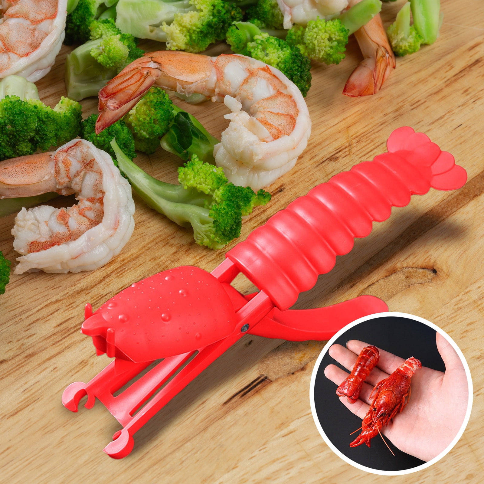 Amacok Crawfish Sheller Tool 6Pack Seafood Tool for Peeling Cooked ...