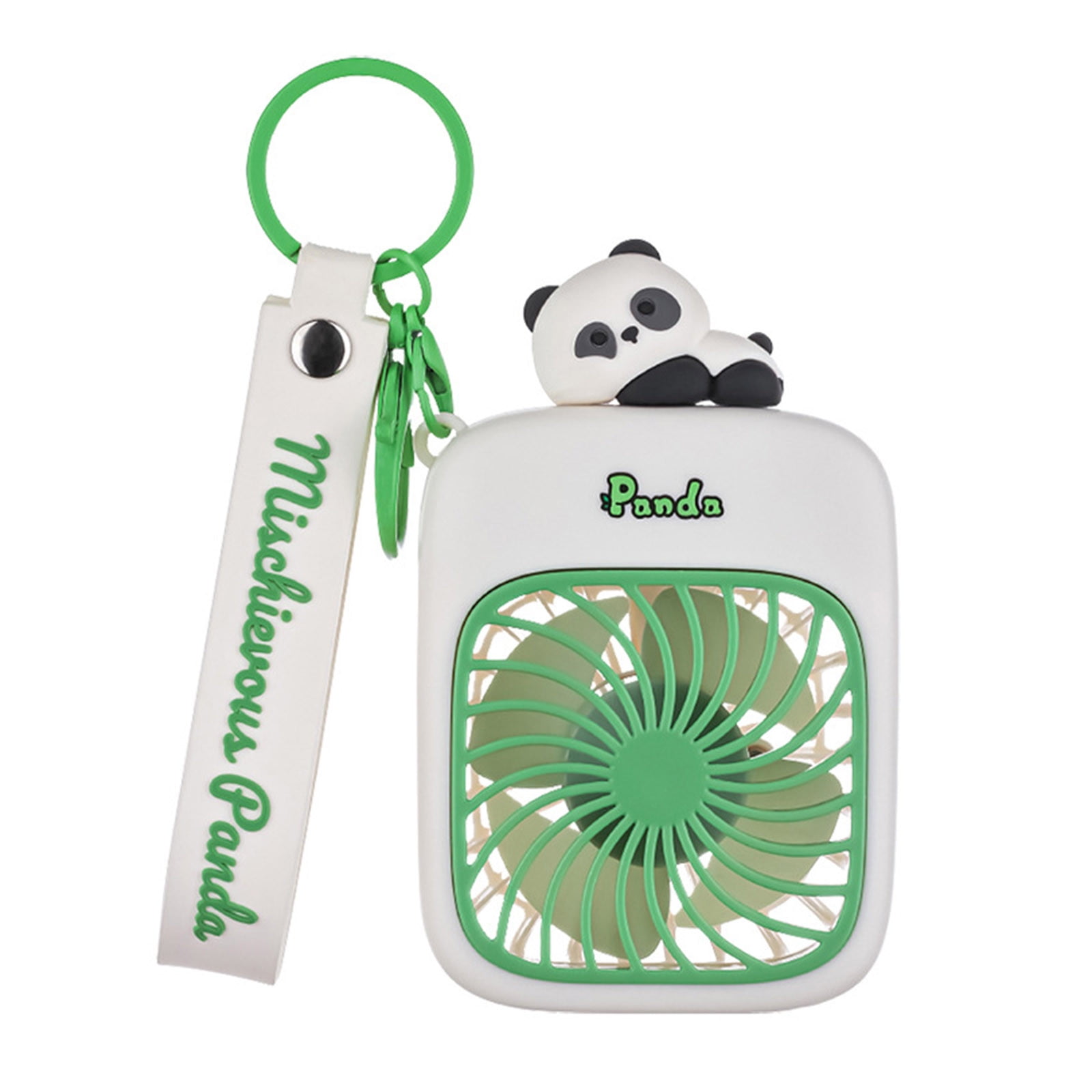Amacok Cute Pattern Series Fan Keychain Handheld Small Fan Portable ...