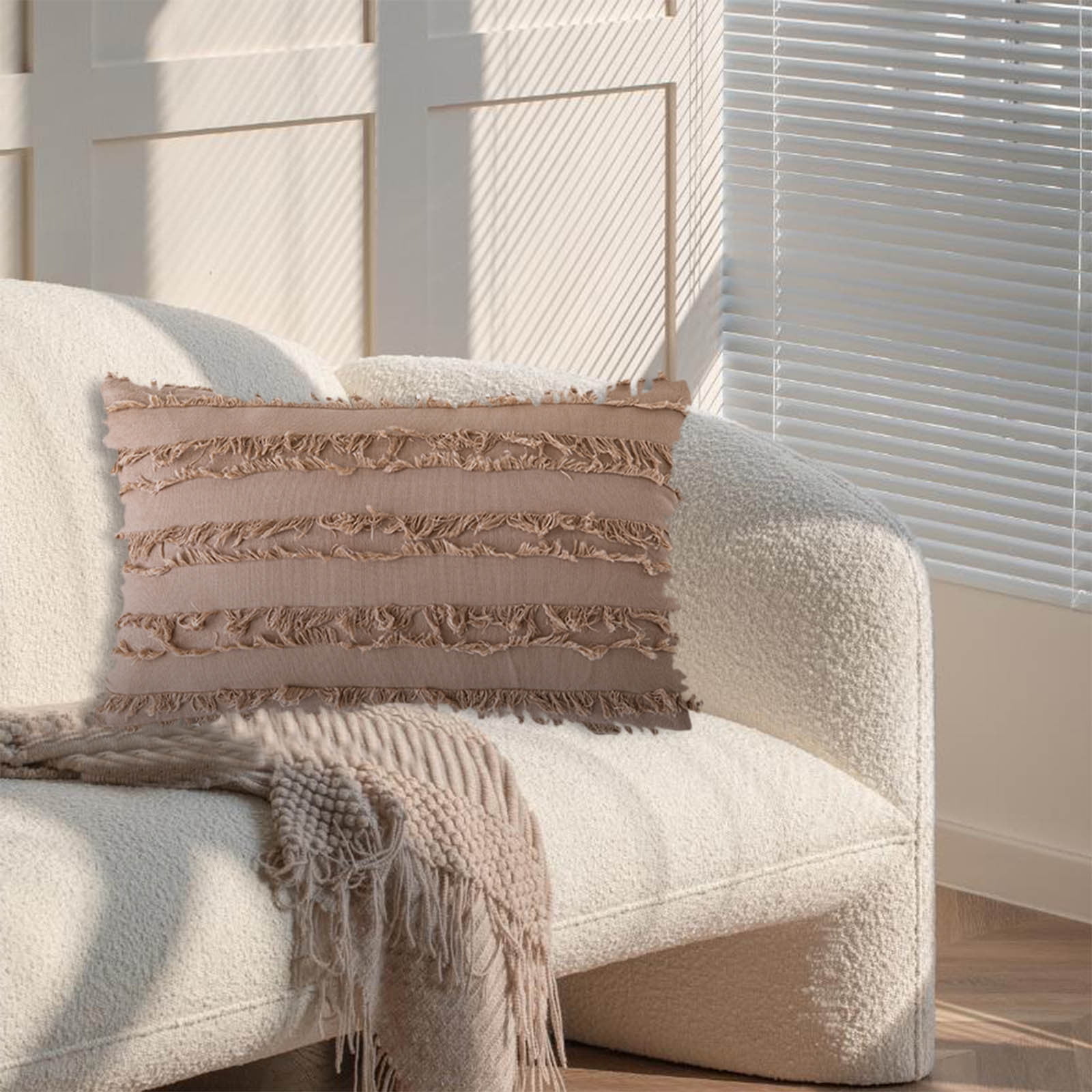 Amacok Decorative Throw Pillow Covers Boho Cushion Covers - Couch Sofa ...