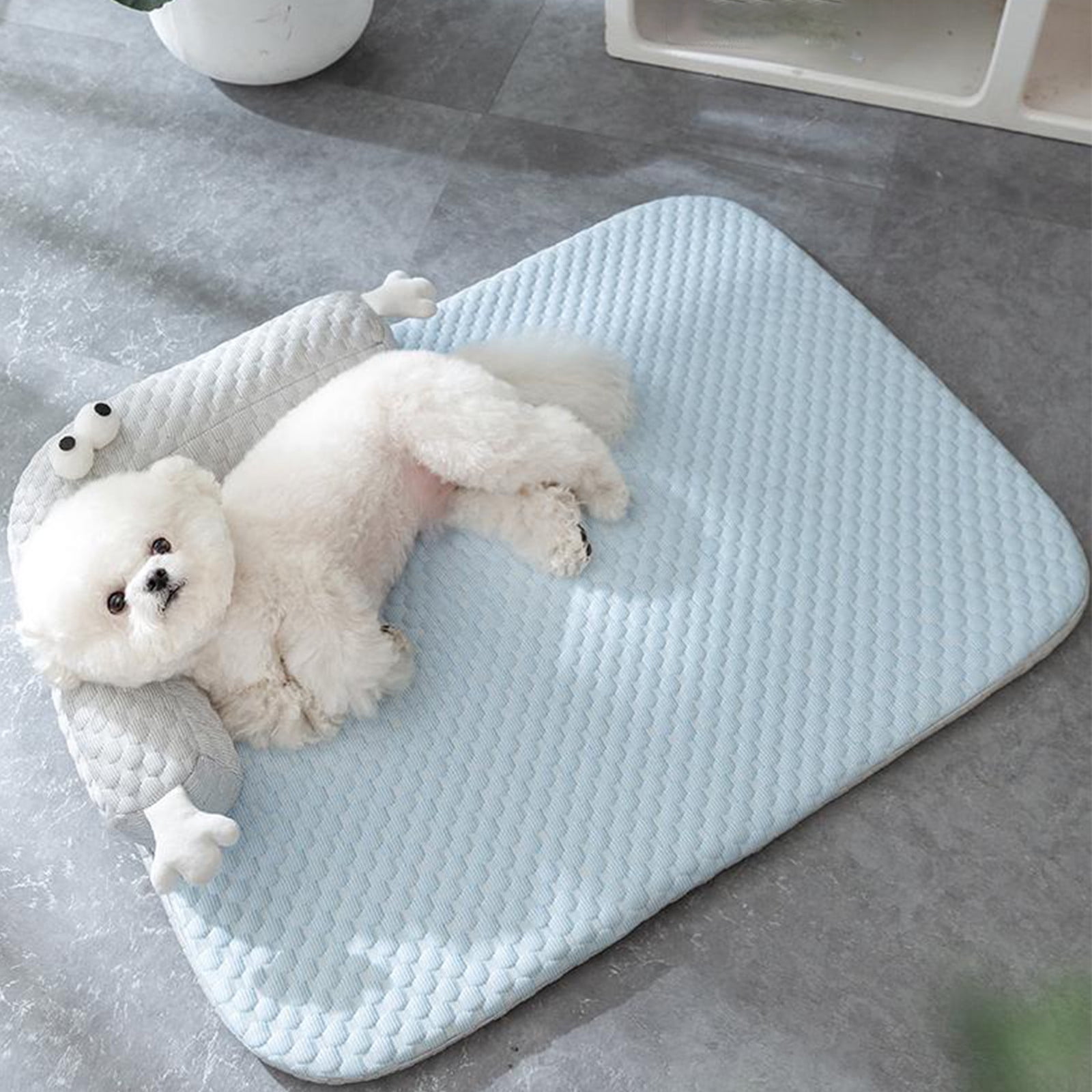 Amacok Dog Cooling Bed Summer Sleeping Cool Bed Keep Cooling for Pets ...