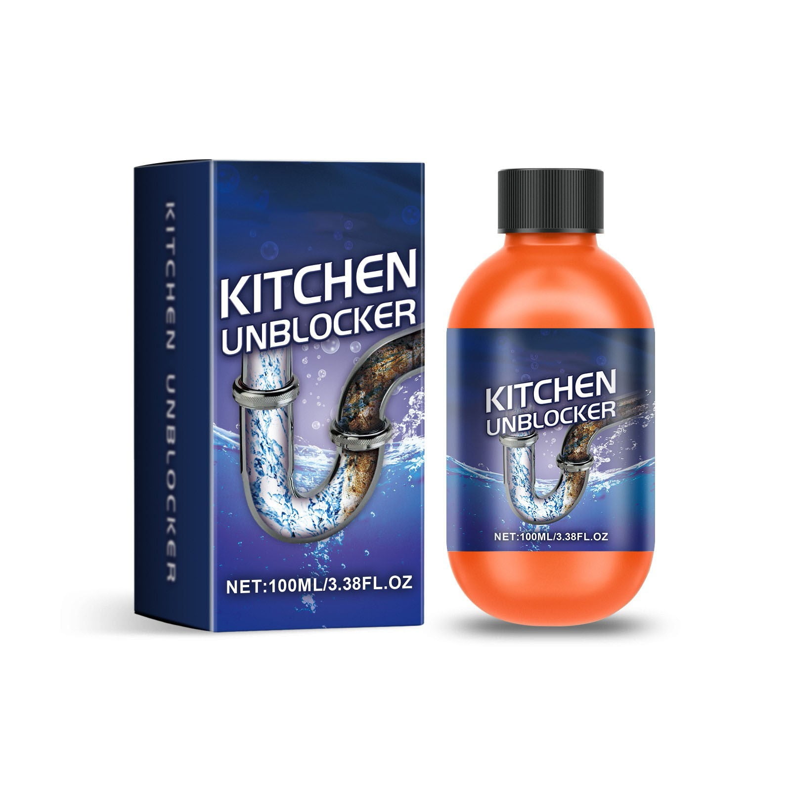 Amacok Drainage 100Ml Cleaner Quickly Dredge Sink Kitchen Toilet ...