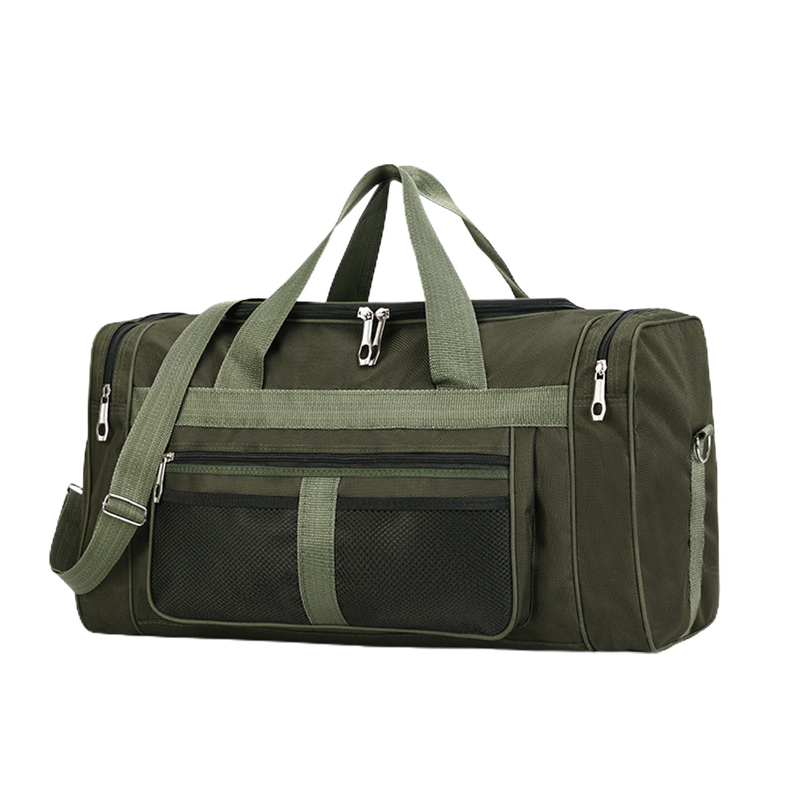 Amacok Duffle Bag with Adjustable Strap, Foldable Travel Duffel Bags ...