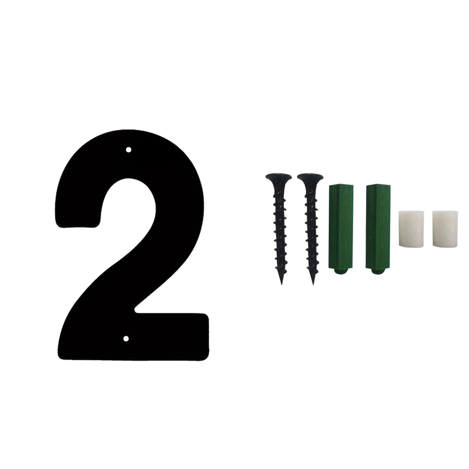 Amacok Modern House Letters & Numbers for Outside, Metal Address Signs ...