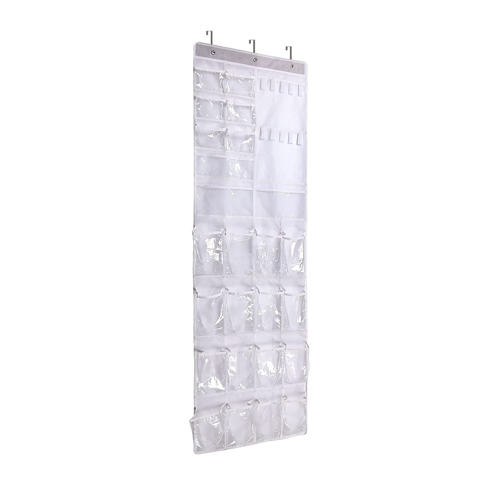 Amacok Over The Door Shoe Rack For Door with 16 Large Mesh Pockets ...