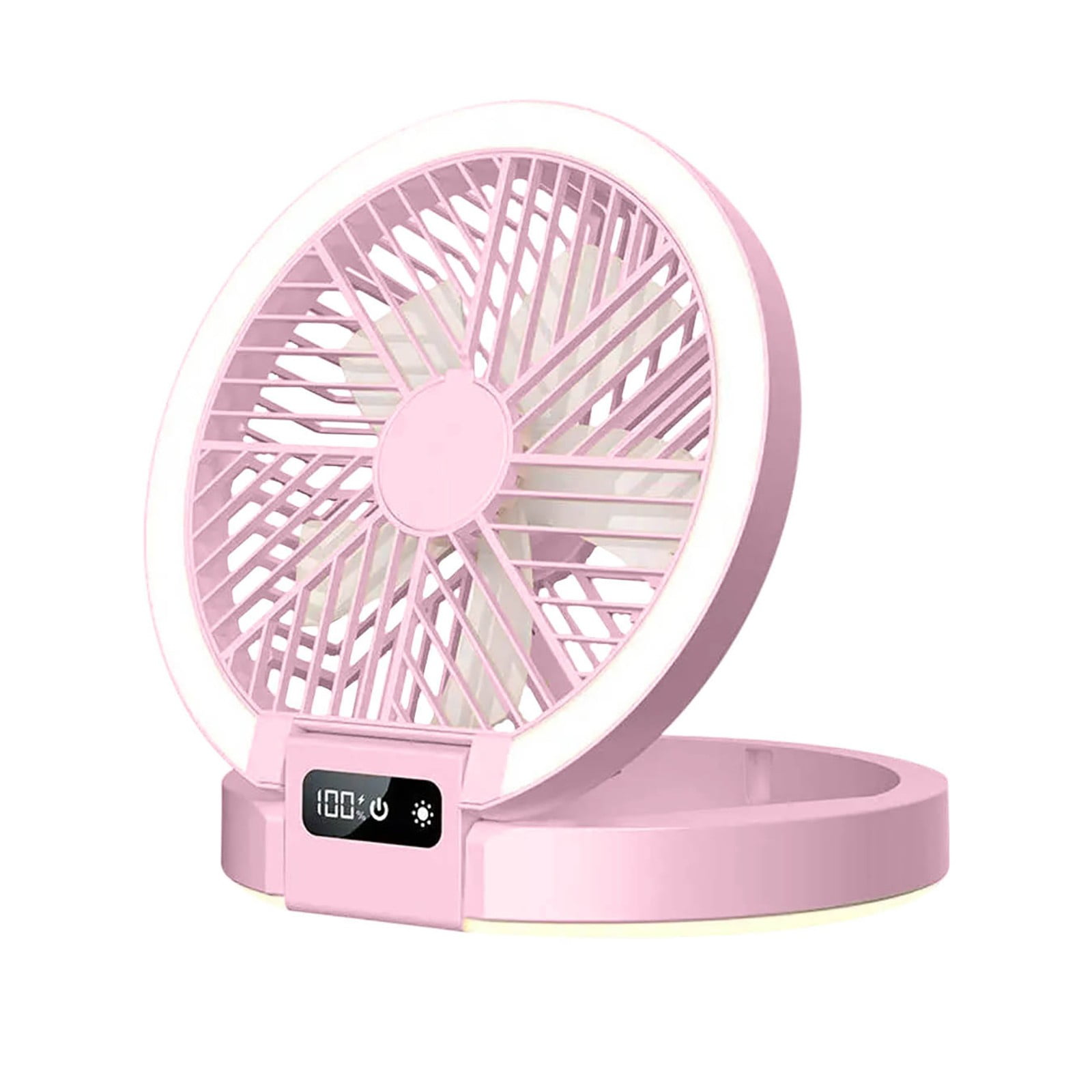 Amacok Rechargeable Wall Hanging Fan, Rechargeable Battery Fan Foldable ...