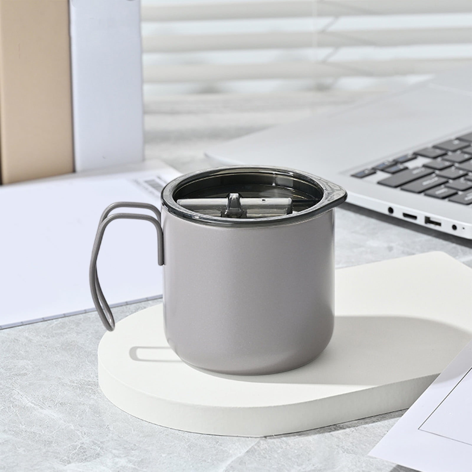 Amacok Stainless Steel Coffee Mug with Lid, 12Oz Travel Tumbler ...