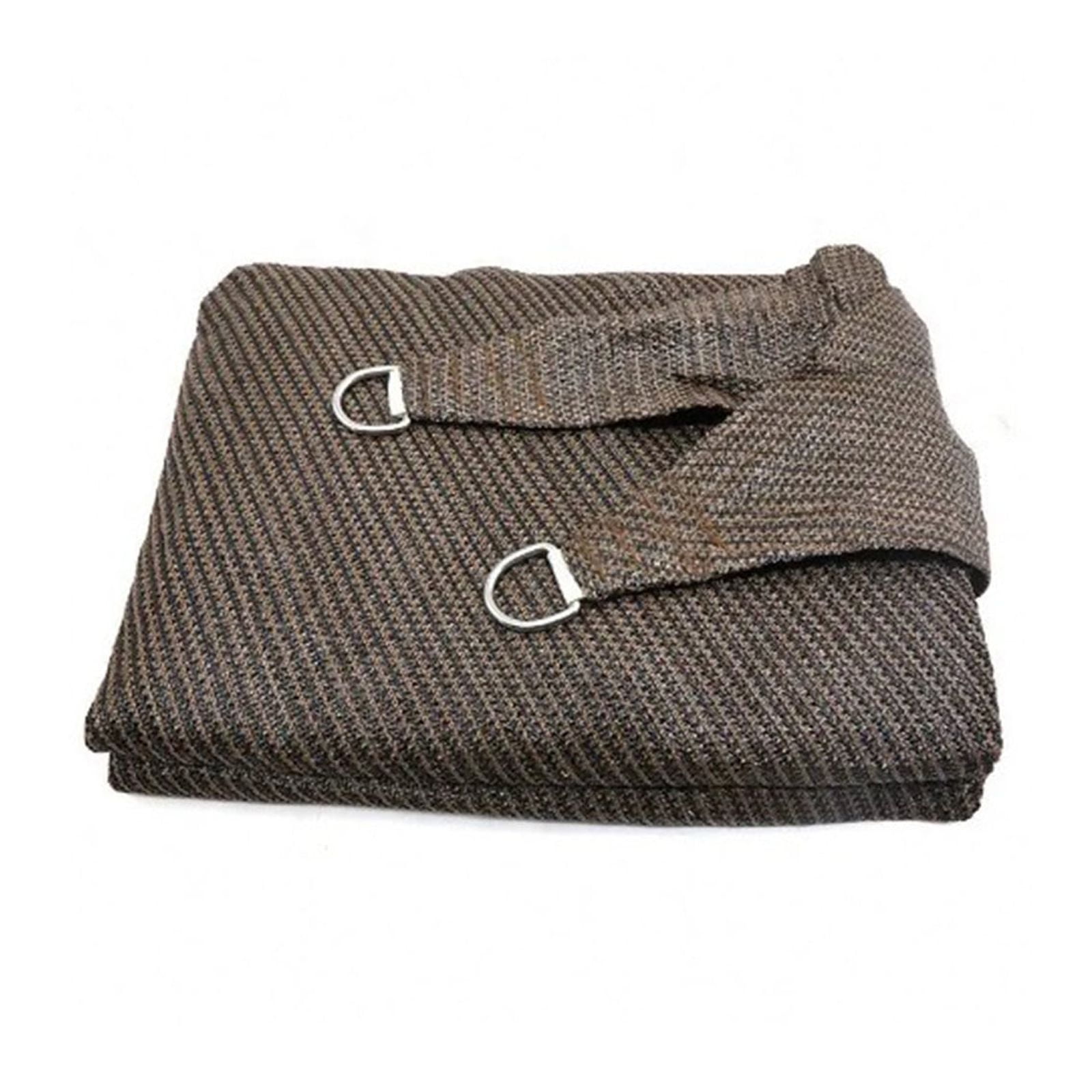 Amacok Straight Flat Brink Shade Rectangular Brown Outdoor Fabric Cloth ...