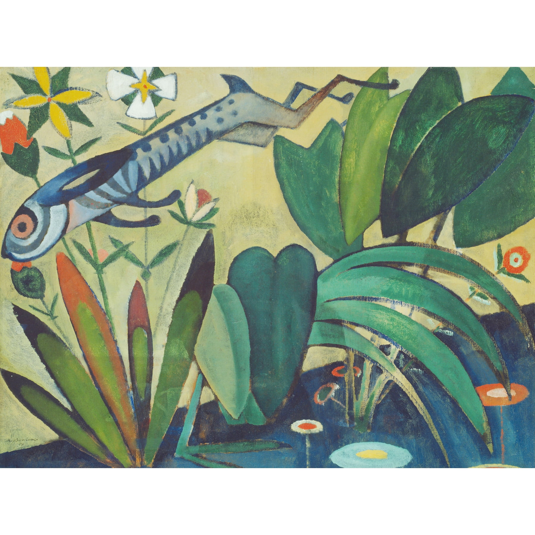 Amadeo De Souza Cardoso The Leap The Rabbit Extra Large Art Print Wall ...