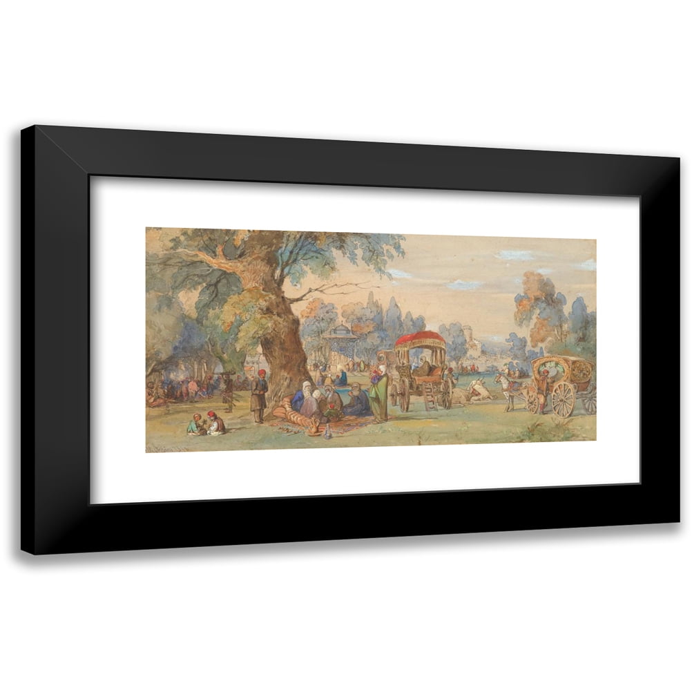 Amadeo Preziosi 18x11 Black Modern Framed Museum Art Print Titled - A ...