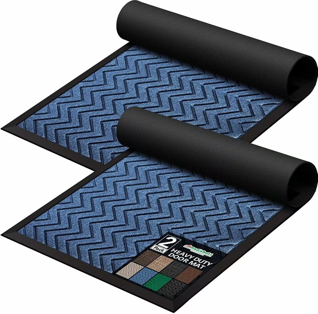 Amagabeli 2 Pack Large Outdoor Door Mats 36" x 24" for Front Door ...