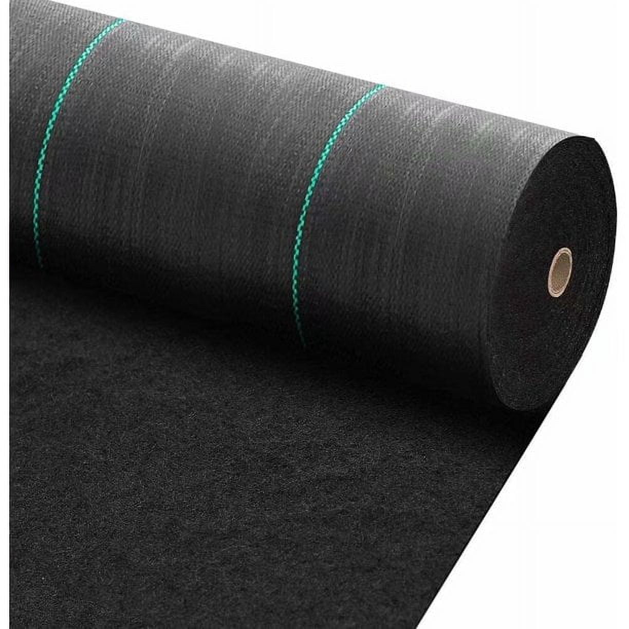 Amagabeli 5.8oz 4ft x 100ft Weed Barrier Landscape Fabric Heavy Duty ...