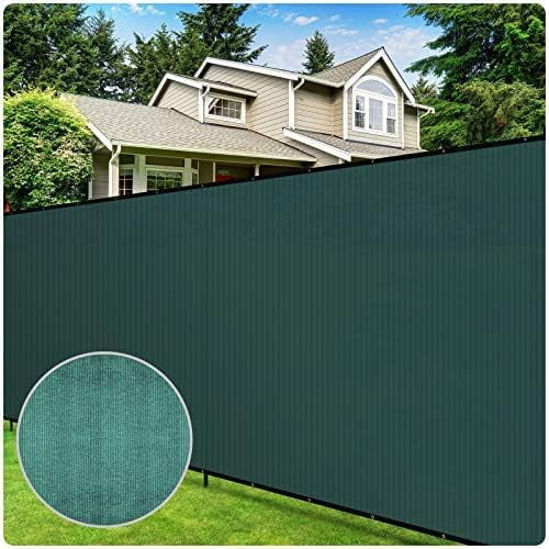 Amagabeli 90% Heavy Duty Shade Cloth 8'x50' Fence Privacy Fabric Screen ...