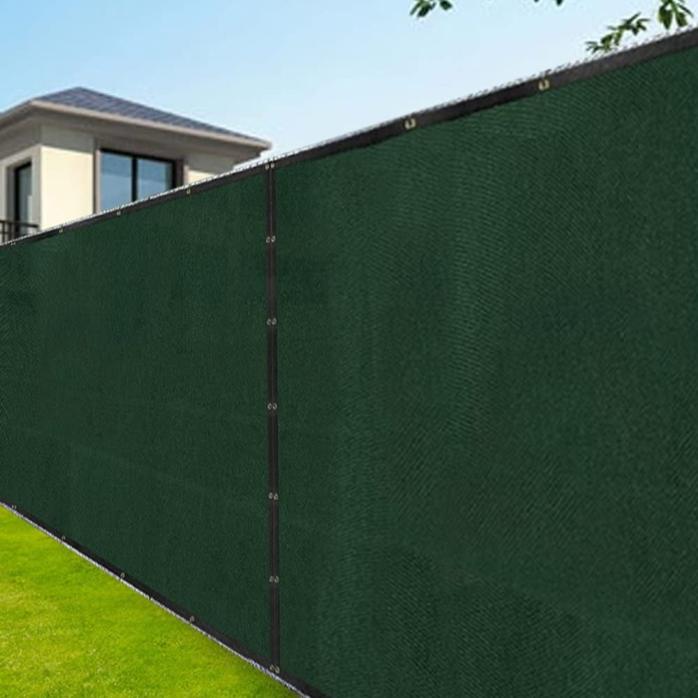 Amagabeli 90% Heavy Duty Shade Cloth 8'x50' Fence Privacy Fabric Screen ...