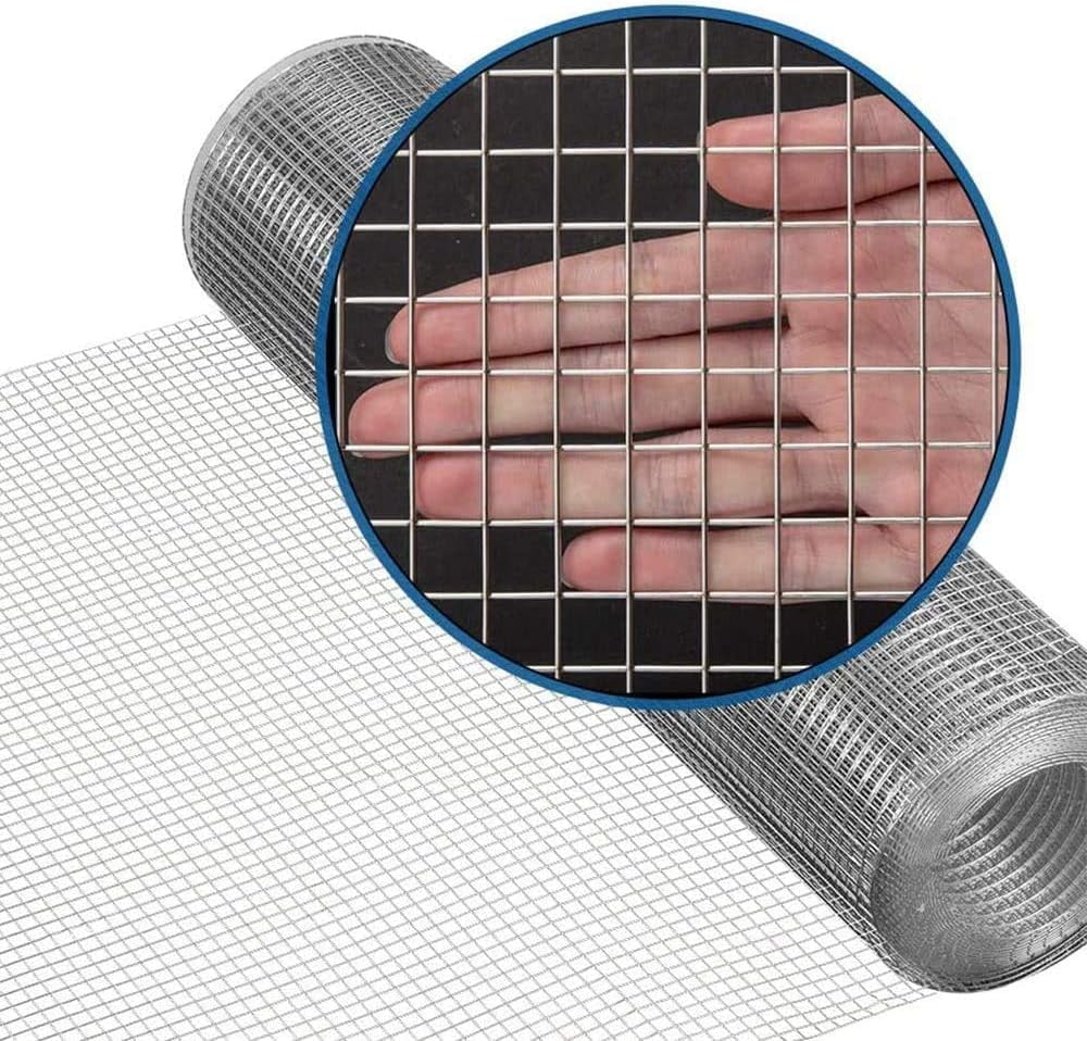 Amagabeli Galvanized Hardware Cloth 36inch x 100ft h 1/4 inchWelded ...