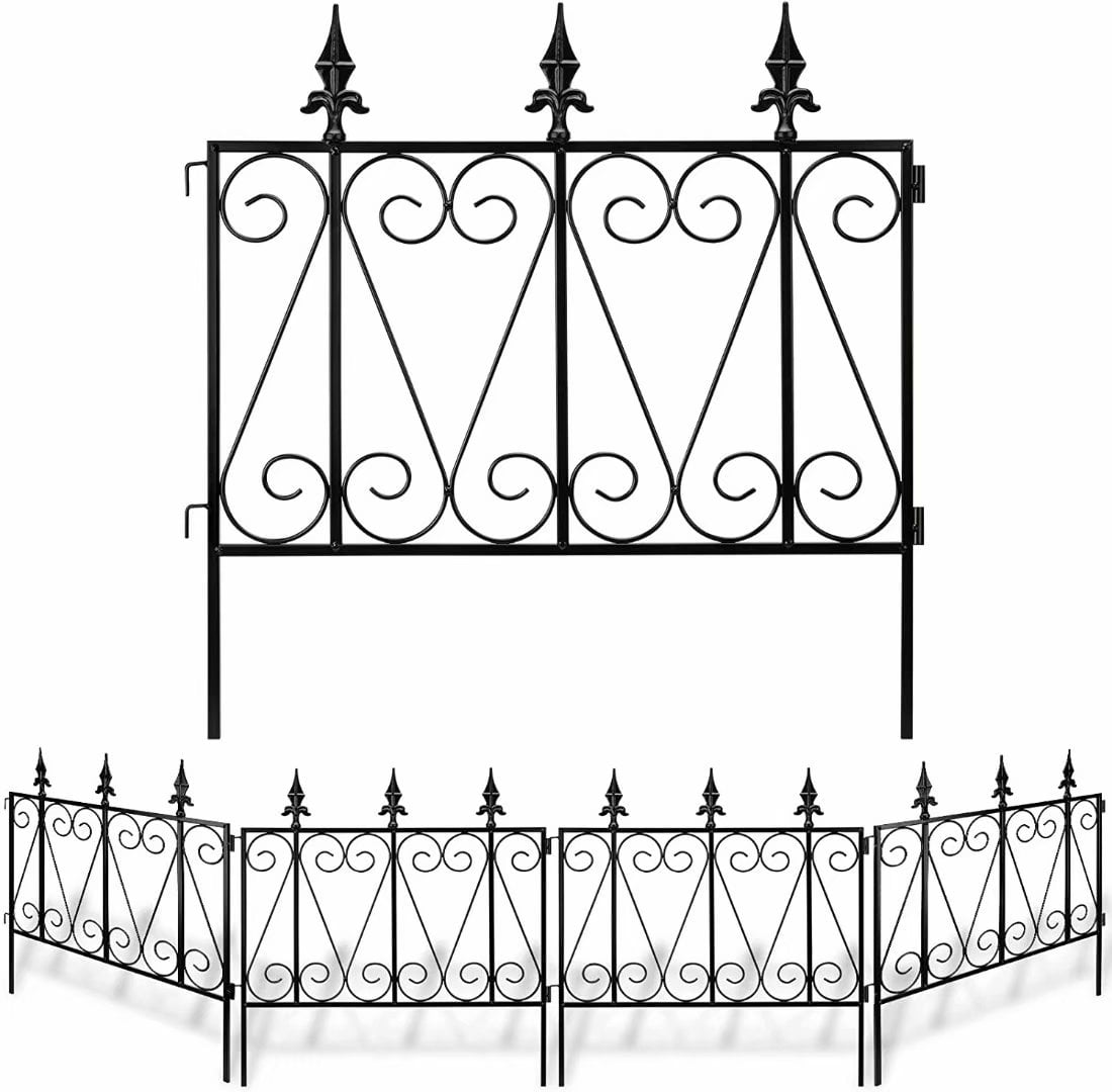 Amagabeli Garden Fence Rustproof Metal Wire Fencing 24inx10ft Outdoor ...