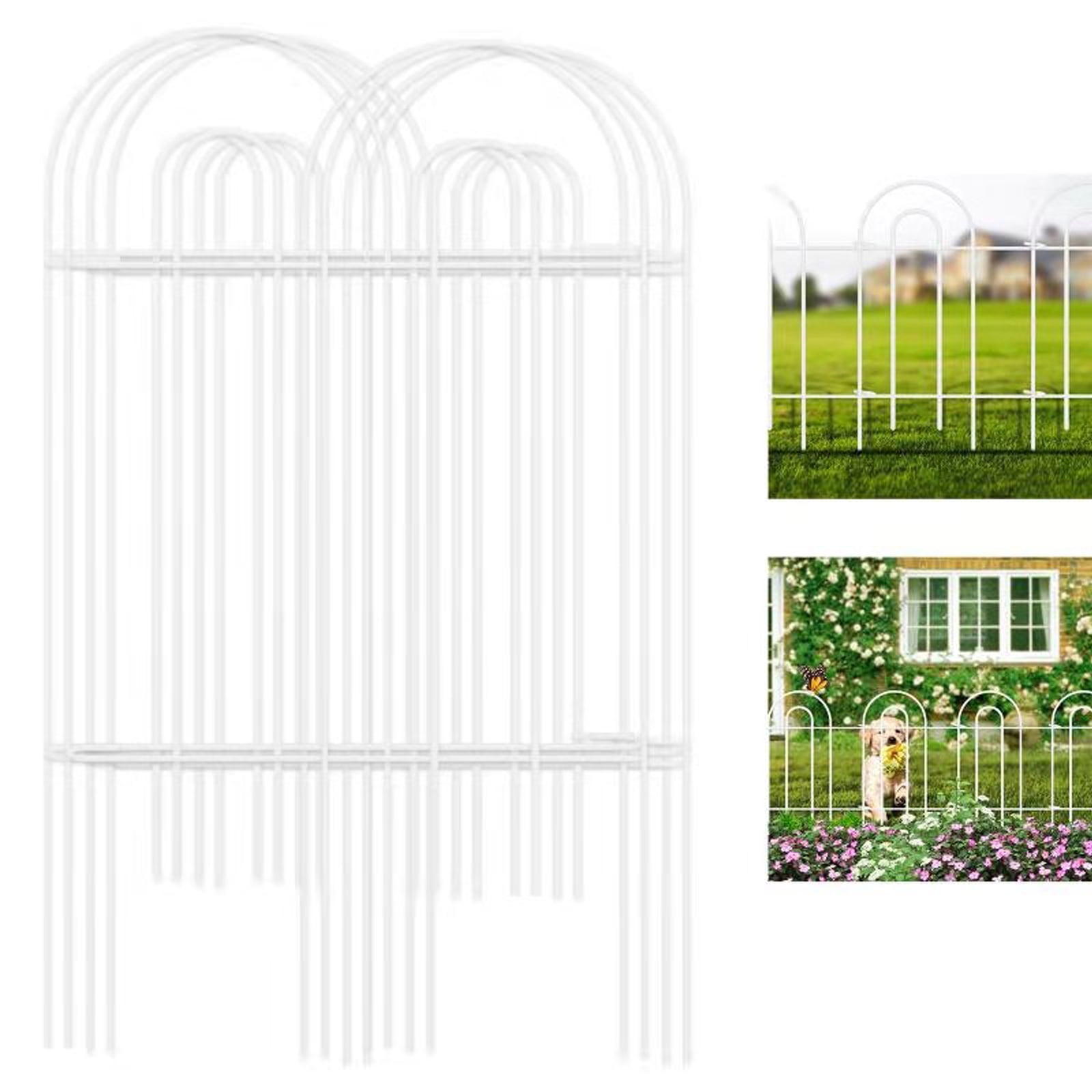 Amagabeli Garden Home, 14 Panels White Decorative Garden Fence Border ...