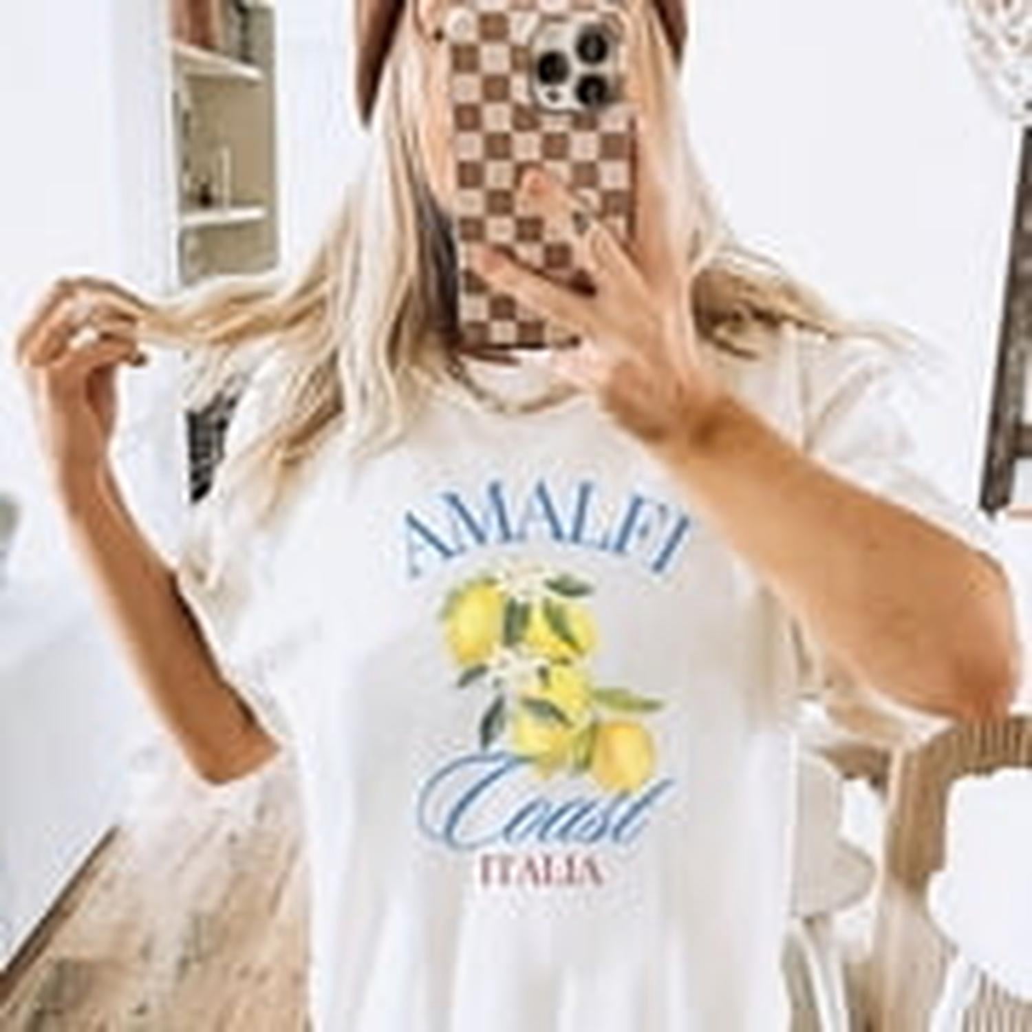 Amai Coast Italia SHirt R Lemon 90s Italy T-SHirt Summer Beach Vintage ...