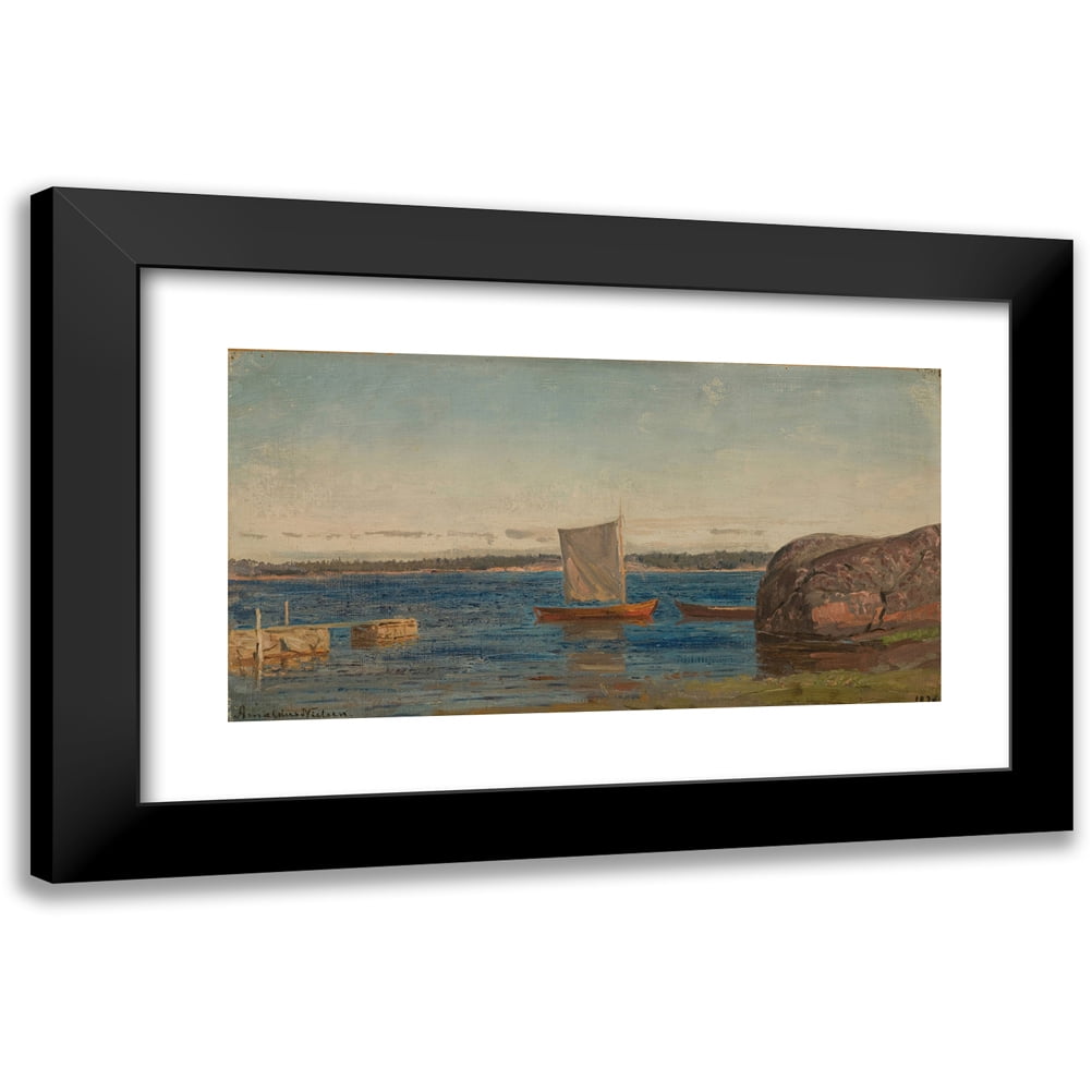 Amaldus Nielsen 14x9 Black Modern Framed Museum Art Print Titled - From ...