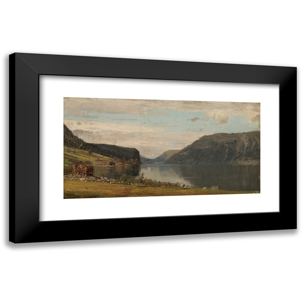Amaldus Nielsen 14x9 Black Modern Framed Museum Art Print Titled ...
