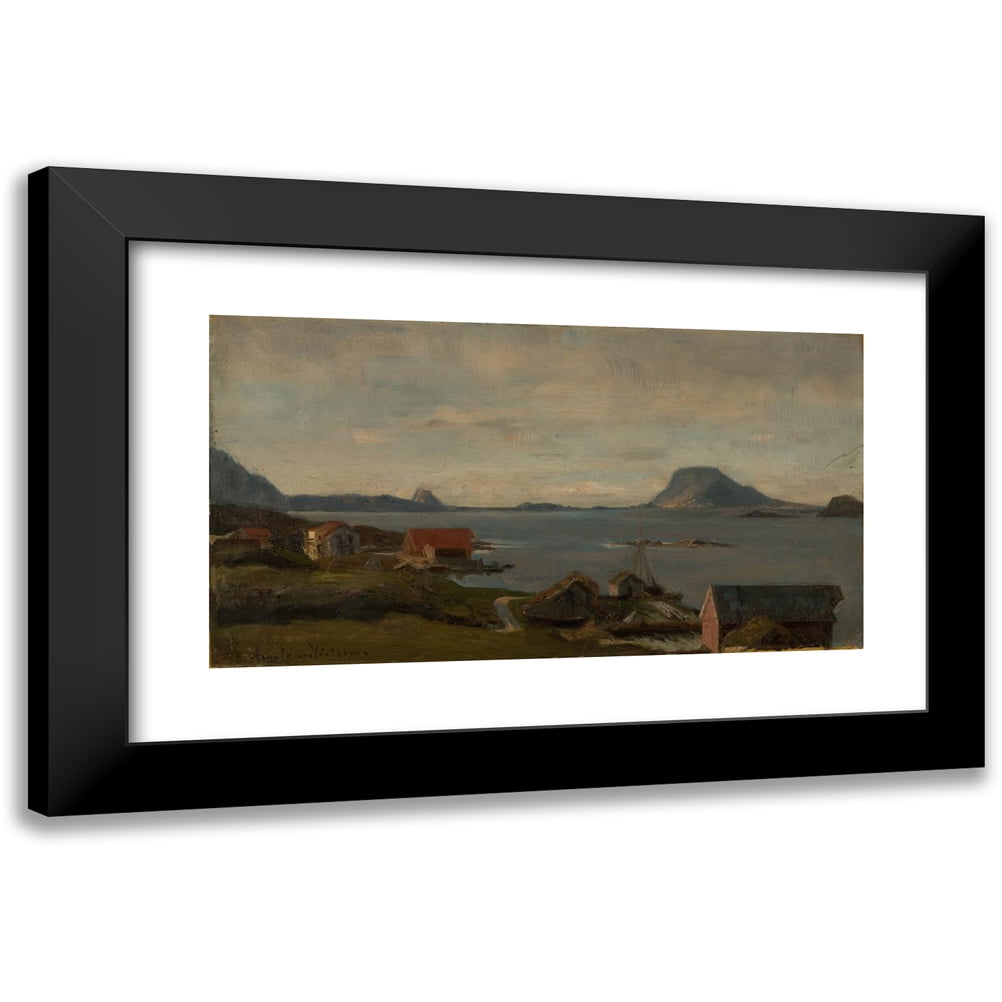 Amaldus Nielsen 24x15 Black Modern Framed Museum Art Print Titled ...
