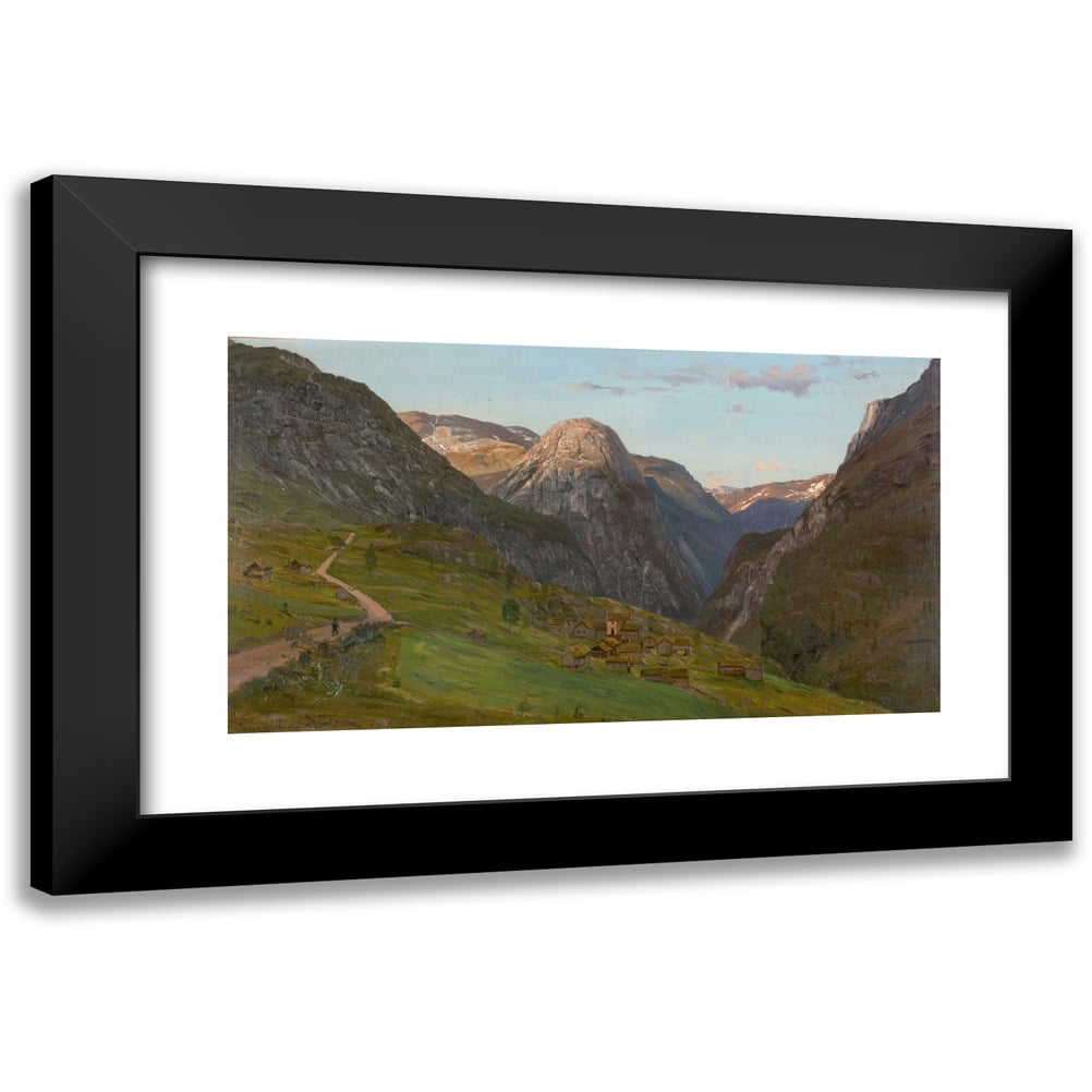 Amaldus Nielsen 24x15 Black Modern Framed Museum Art Print Titled ...