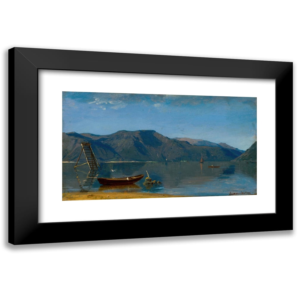 Amaldus Nielsen 24x15 Black Modern Framed Museum Art Print Titled ...