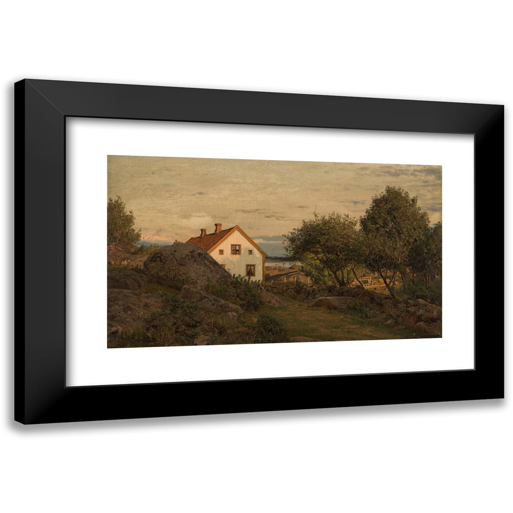Amaldus Nielsen 24x15 Black Modern Framed Museum Art Print Titled ...