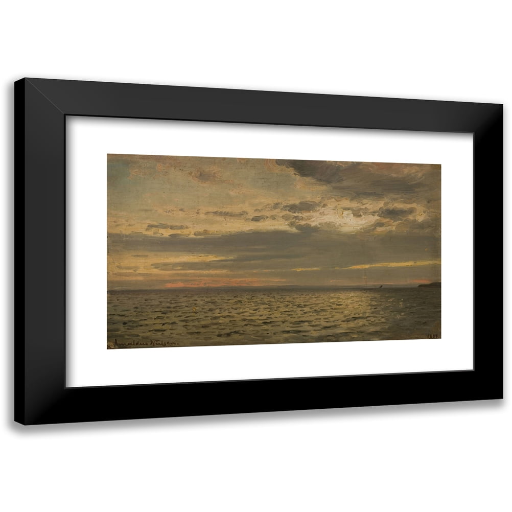 Amaldus Nielsen 24x16 Black Modern Framed Museum Art Print Titled ...