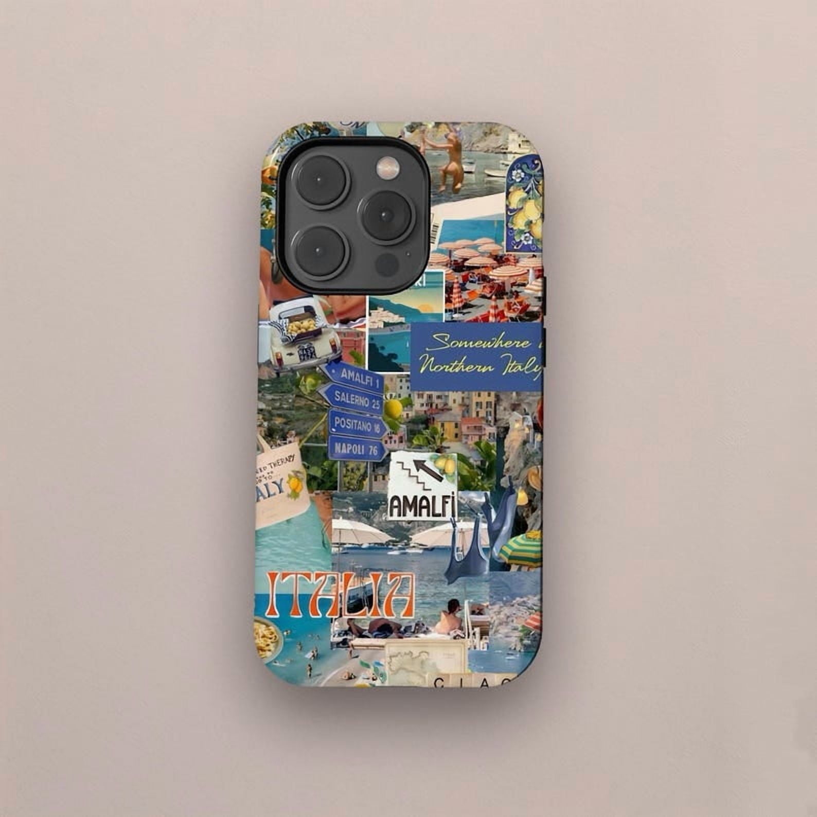 Amalfi Coast Italy Summer Citrus Collage Lemon Positano Travel Vacation ...