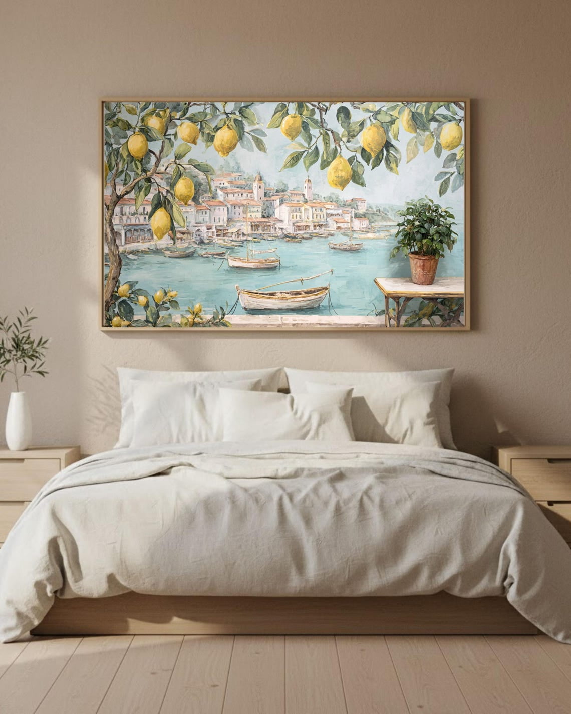 Amalfi Coast Lemon Tree Art, Unframed Paper Poster 24x36in - Walmart.com