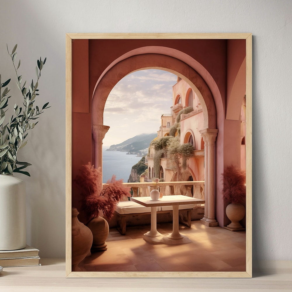 Amalfi Coast Print: Mediterranean Italy Wall Art Home Decor Office Wall ...