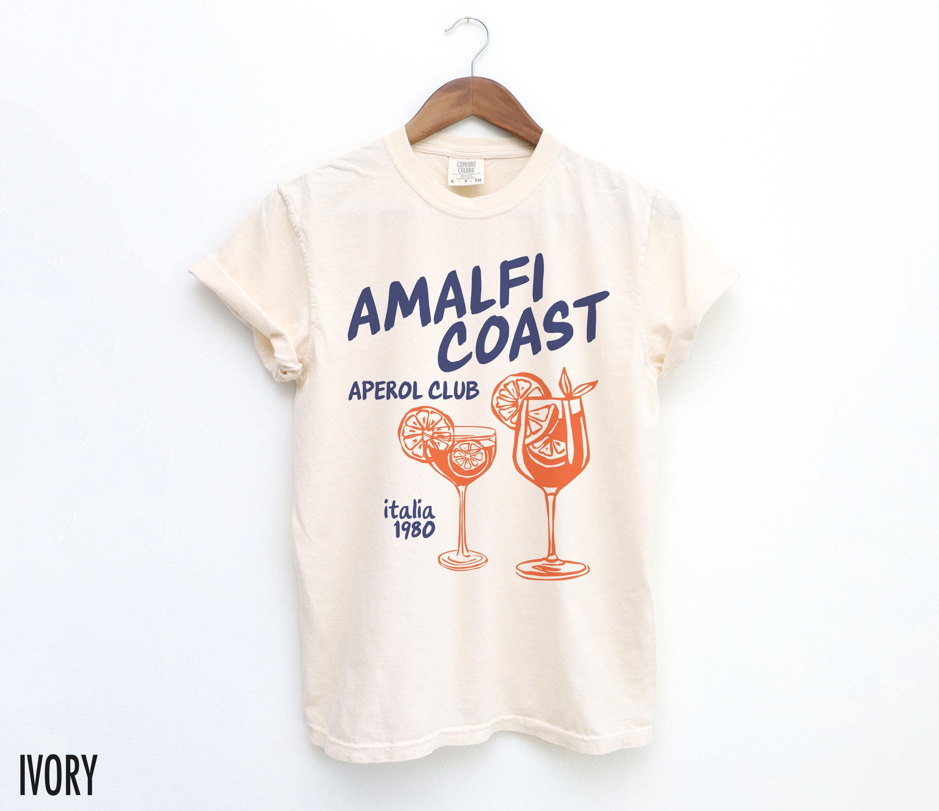 Amalfi Coast Shirt, Aperol Spritz, Cocktail TShirt, Italy T Shirt ...