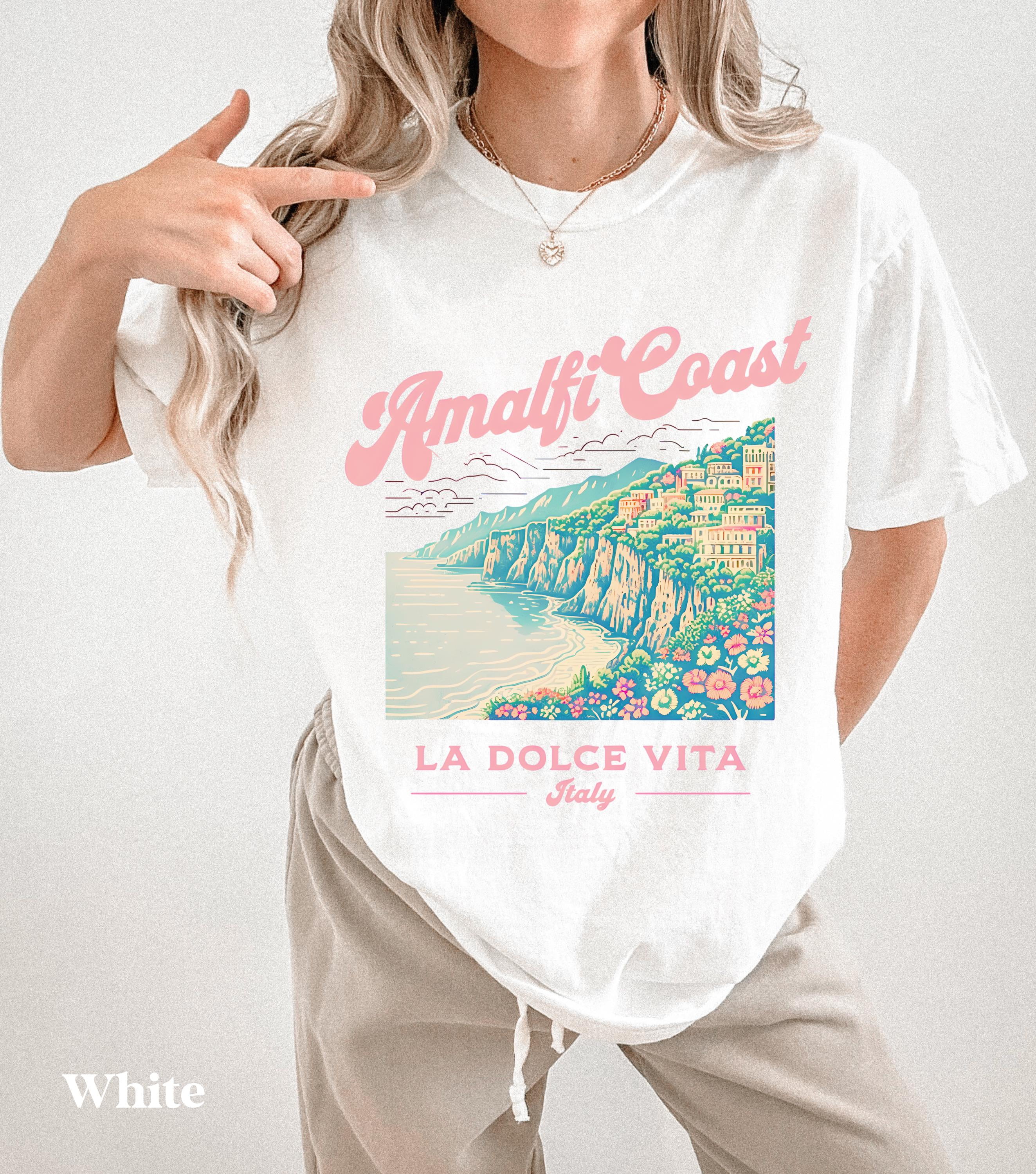 Amalfi Coast Shirt, La Dolce Vita, Italian Summer, Italy Vacation ...