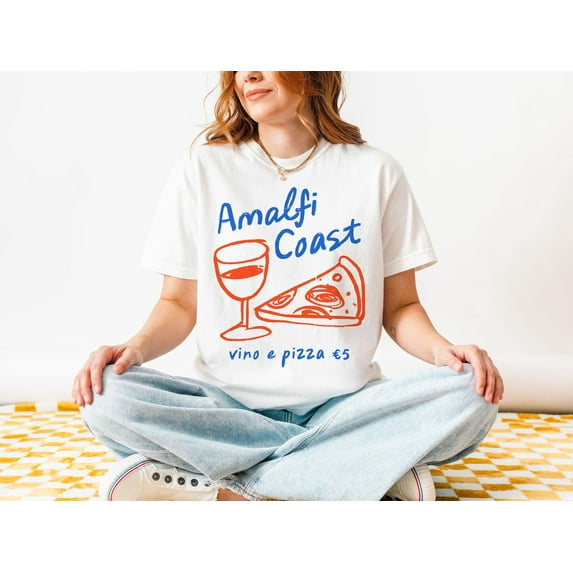 Amalfi Coast Shirt, Pizza Tshirt, Italy Shirt, Wine TShirt, Italian T ...